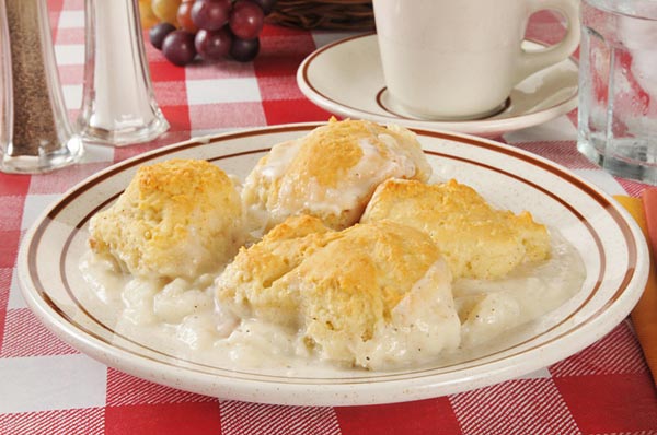 Creamed Chicken over Biscuits - Old Fashioned Dinner Chicken Recipe