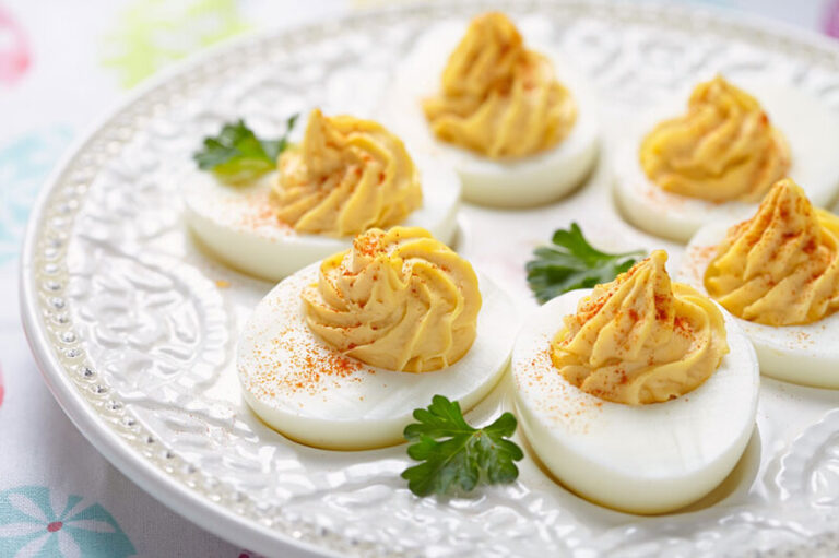 Easily Make the Best Deviled Eggs with Mayonnaise and Mustard